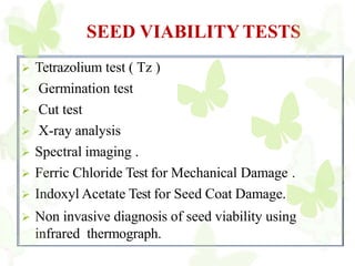Seed technology | PPTX