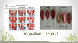 Seed testing and sampling | PPTX