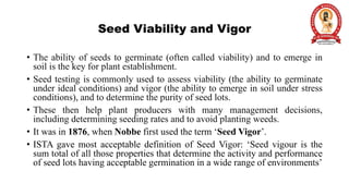 Seed testing-Vigour and Viability.pptx