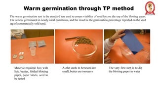 Seed testing-Vigour and Viability.pptx