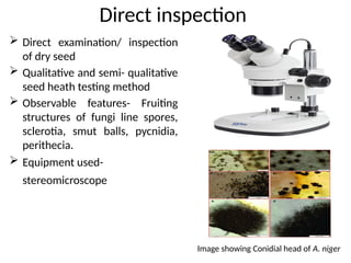 SEED TESTING AND DETECTION METHODS FOR SEED BORNE.pptx
