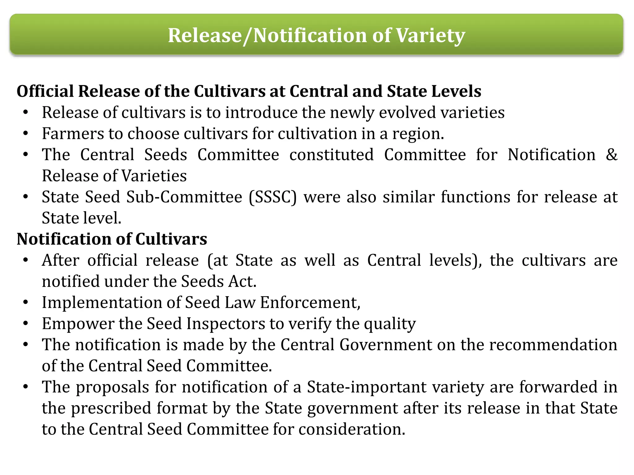 Seed tracebility | PPTX