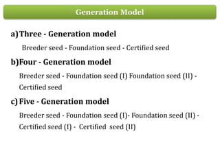 Seed tracebility | PPTX
