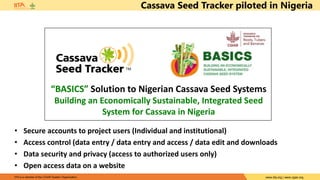 A digital innovation for seed value chain integration for enhancing ...