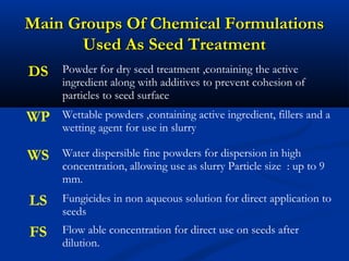 Seed treatment | PPT