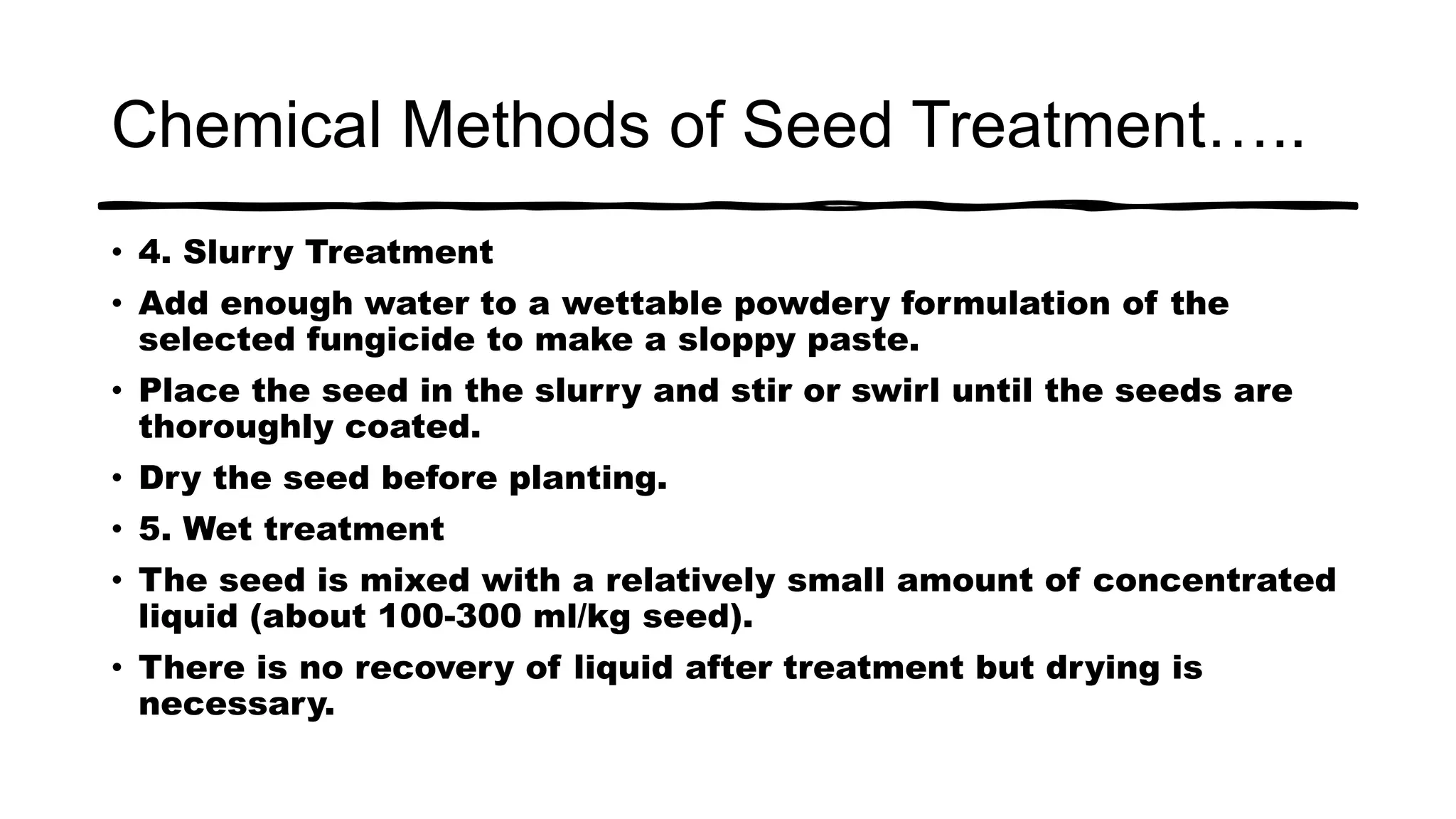 Seed treatment & methods | PPTX