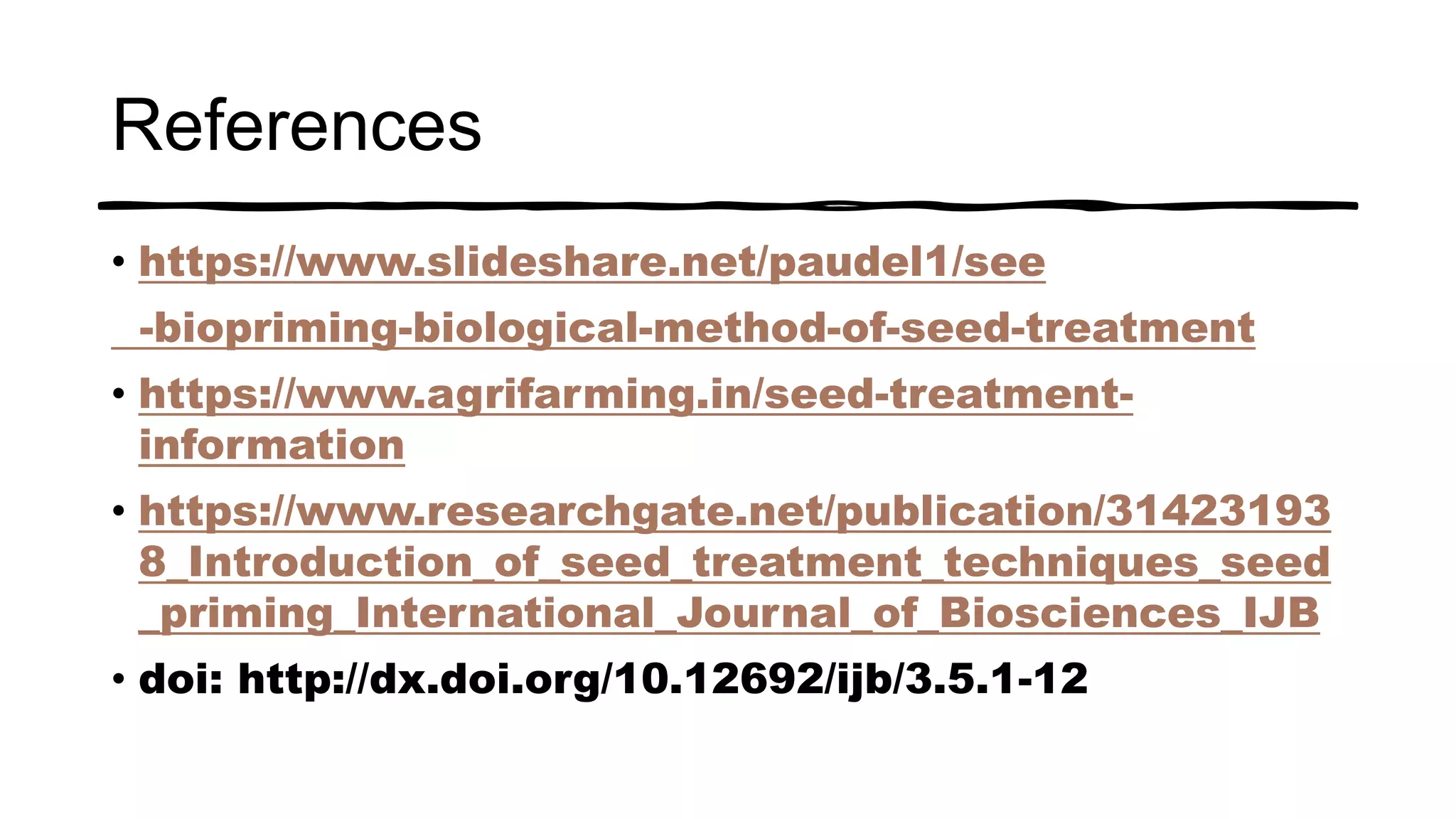 Seed treatment & methods | PPTX