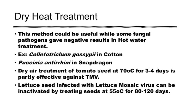 Seed treatment & methods | PPTX | Agriculture | Industries