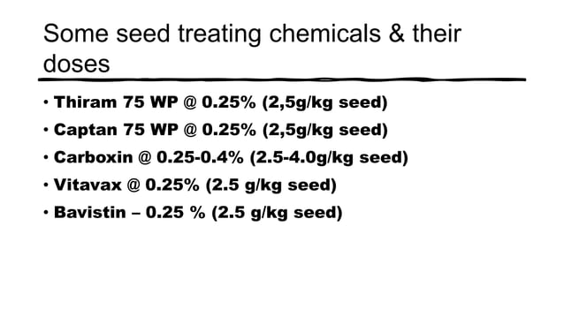 Seed treatment & methods | PPTX | Agriculture | Industries