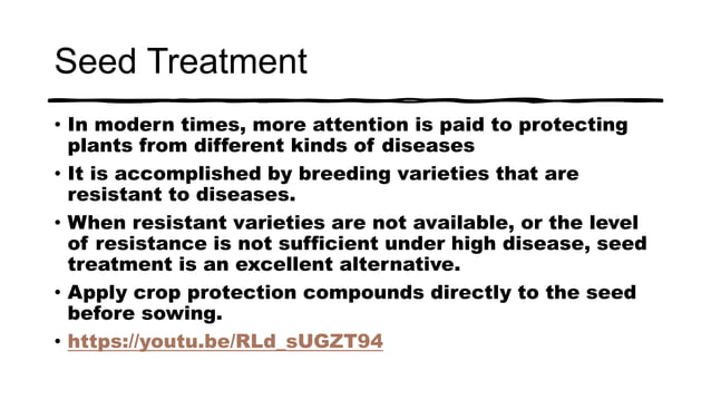 Seed treatment & methods | PPT