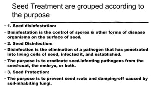 Seed treatment & methods | PPTX