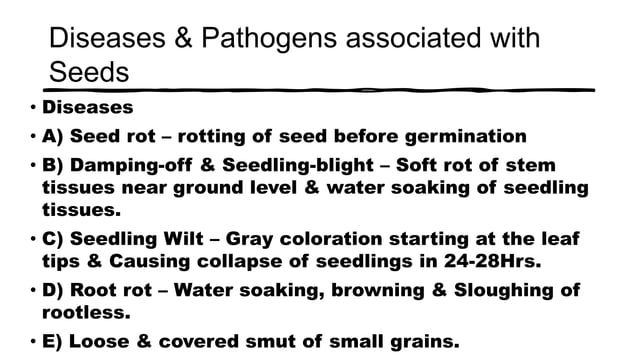 Seed treatment & methods | PPTX | Agriculture | Industries