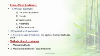 Seed treatments | PDF
