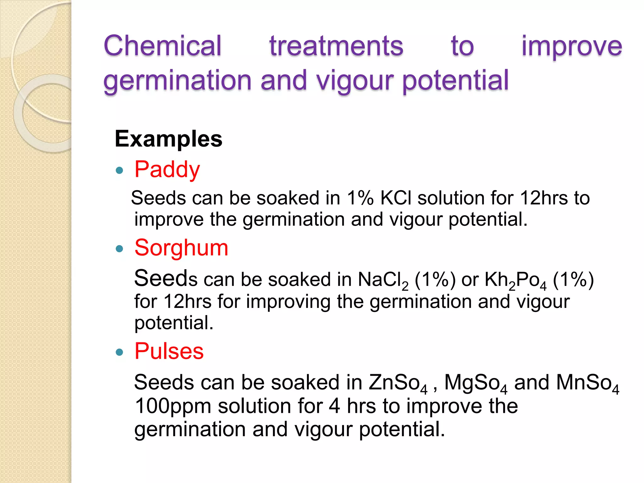 Seed treatment techniques | PPTX