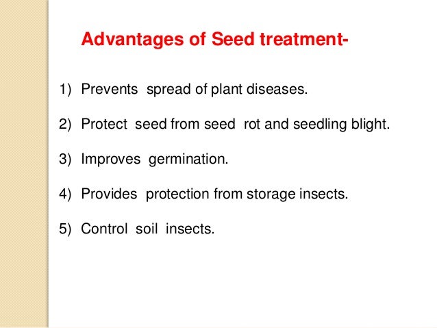 Seed treatment techniques