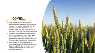 Seed Vigour and testing.pptx