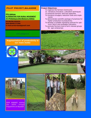Seed village report(kharif paddy 2011-12 | PDF