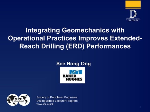 Integrating Geomechanics With Operational Practices Improves Extended-Reach Drilling Performance ...