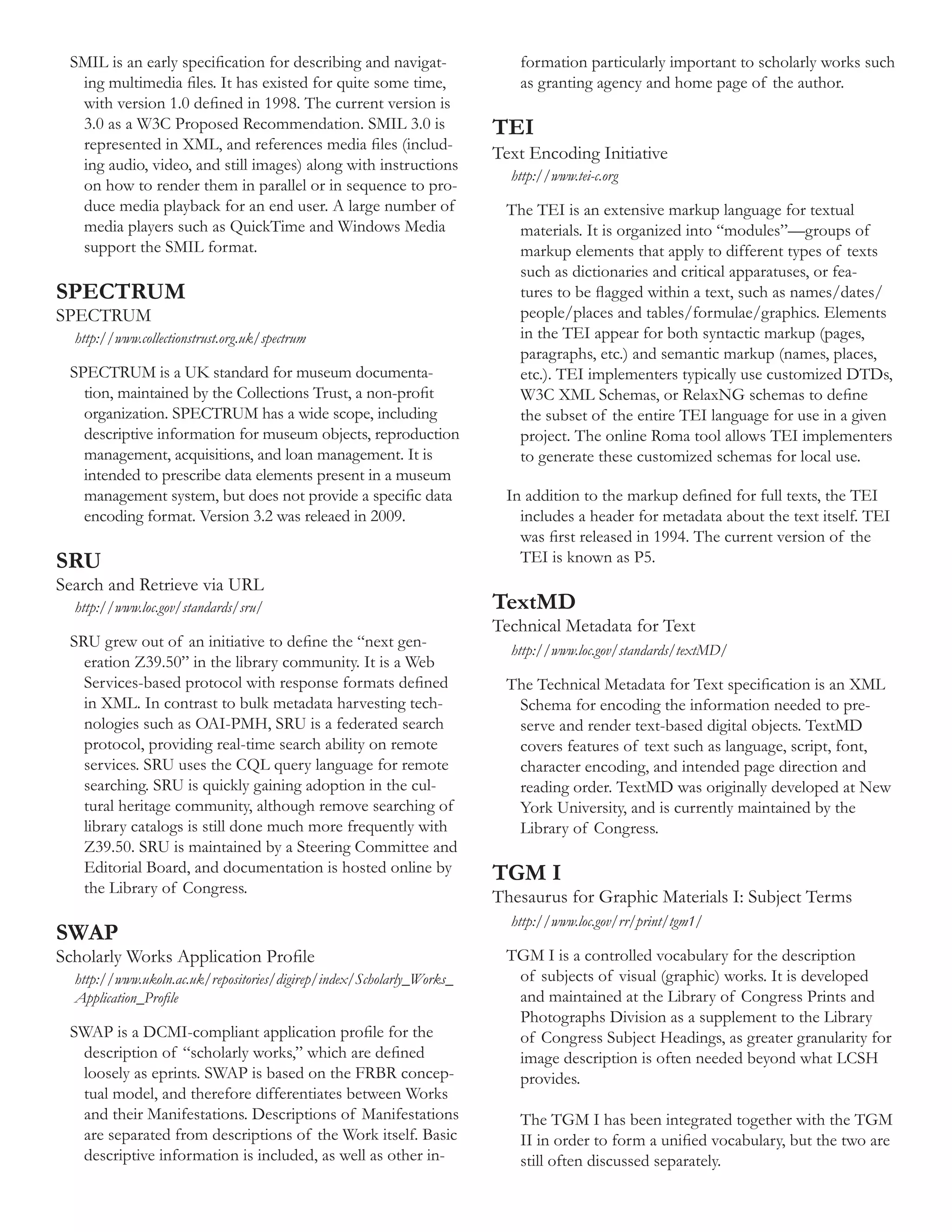 Glossary of Metadata standards | PDF