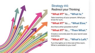 See it and Catch it! Recognizing the Thought Traps that Negatively ...