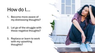 See it and Catch it! Recognizing the Thought Traps that Negatively ...