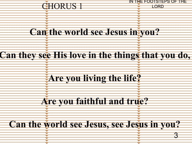 SEE JESUS IN YOU | PPT