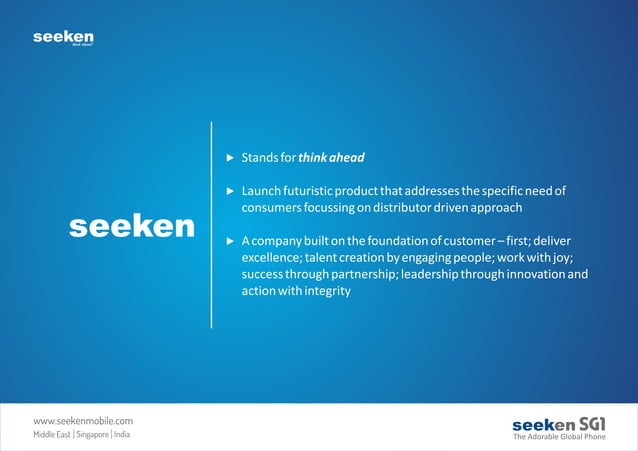 Seeken launch presentation | PDF
