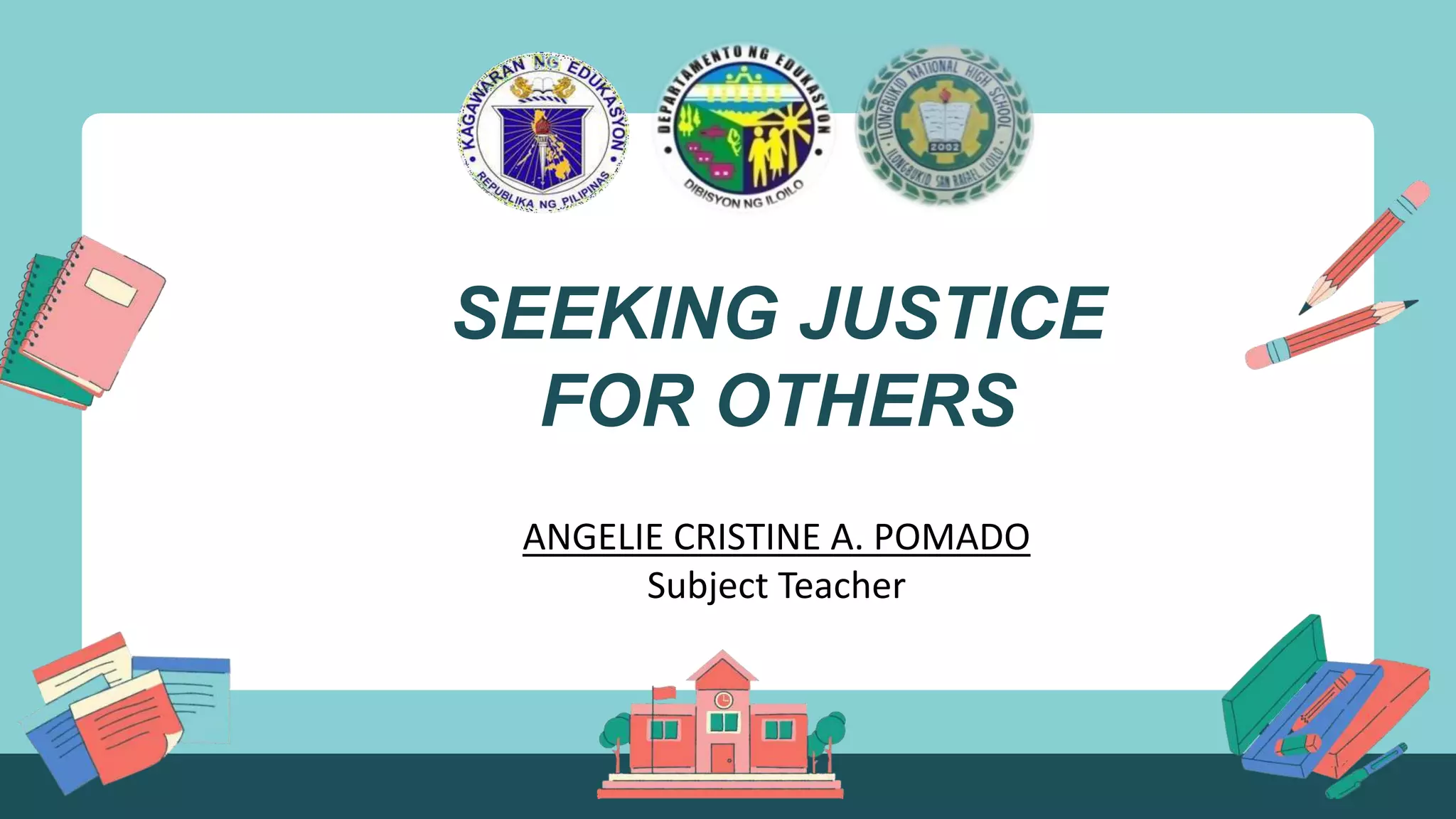 SEEKING JUSTICE FOR OTHERS PPT.pptx