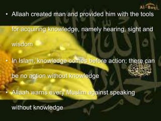 Seeking knowledge | PPSX
