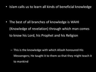 Seeking knowledge | PPSX