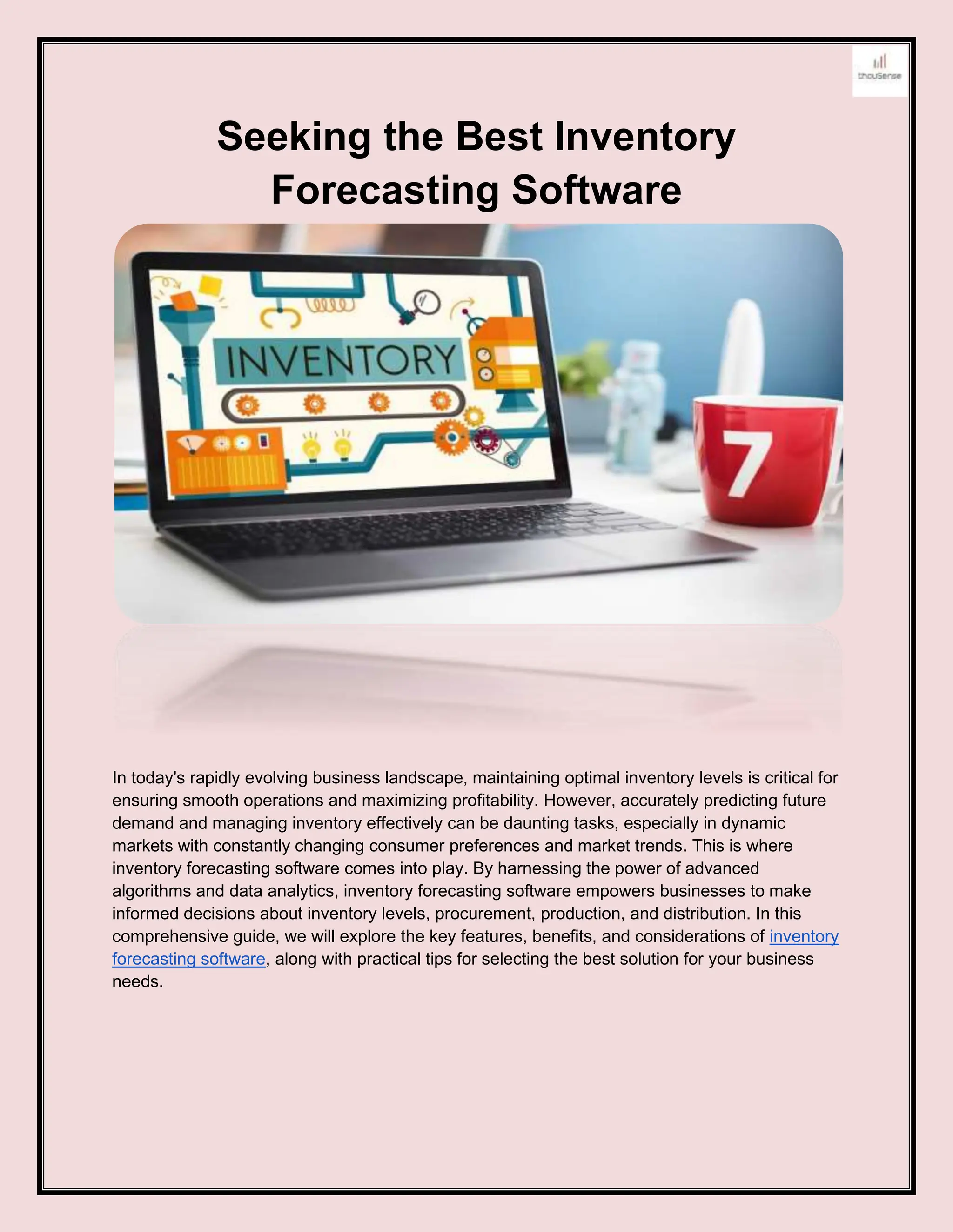 Seeking the Best Inventory Forecasting Software.pdf