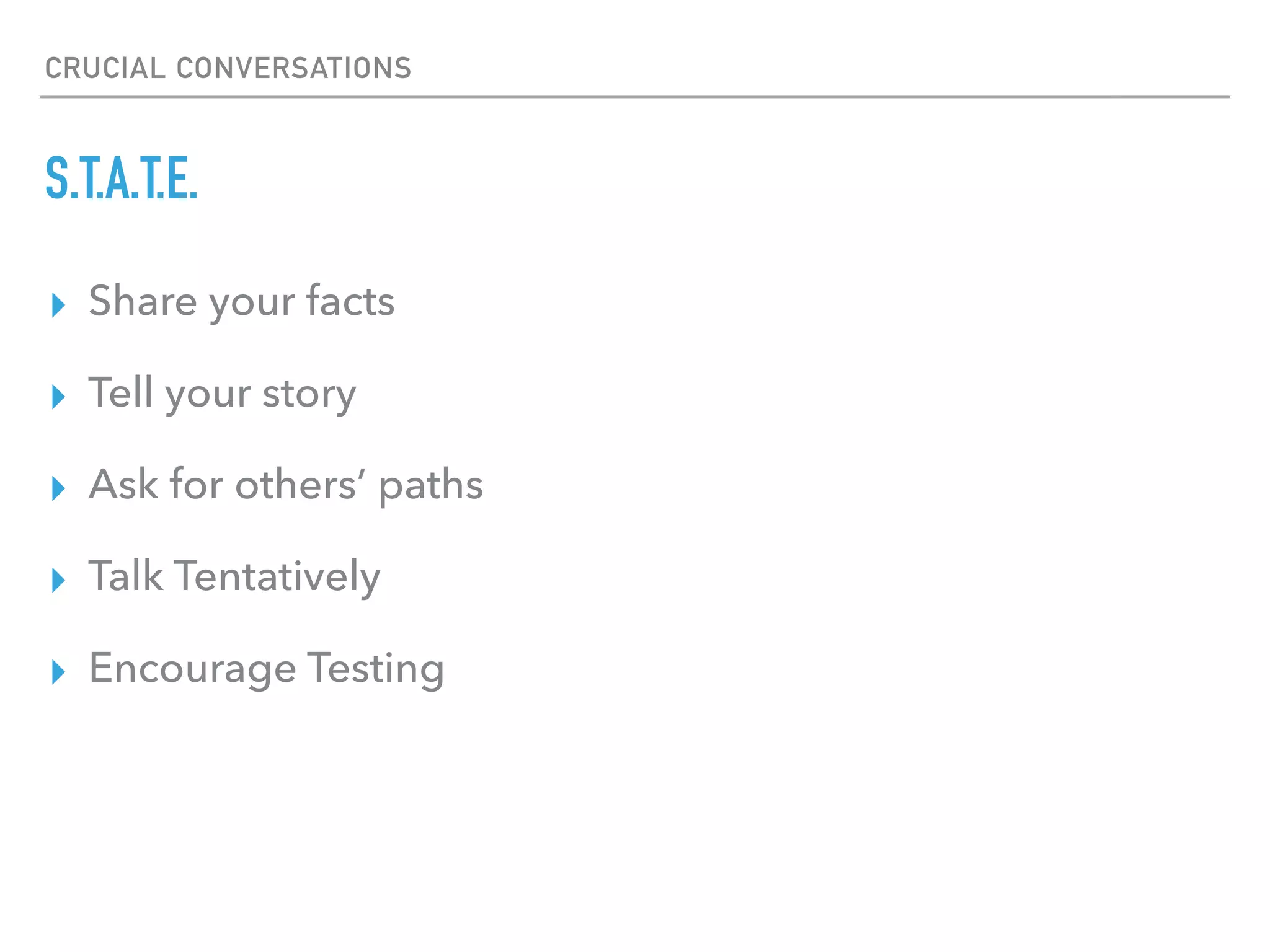 Seek to understand Crucial Conversations | PPT