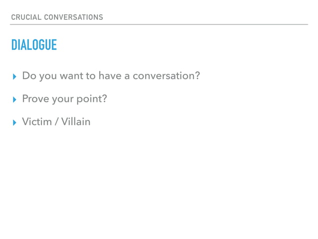 Seek to understand Crucial Conversations | PPT | Free Download