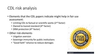 Seeley "Legal issues in “controlled digital lending" | PPT