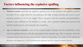 FIRES AS A CAUSE OF CONCRETE DETERIORATION | PPTX