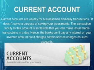 PPT. ON BANK ACCOUNTS | PPT