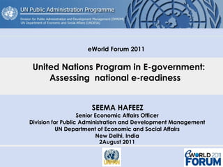 Seema Hafeez | PPT | Civic affairs | Politics