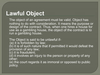 Presentation on Indian contract act | PPT