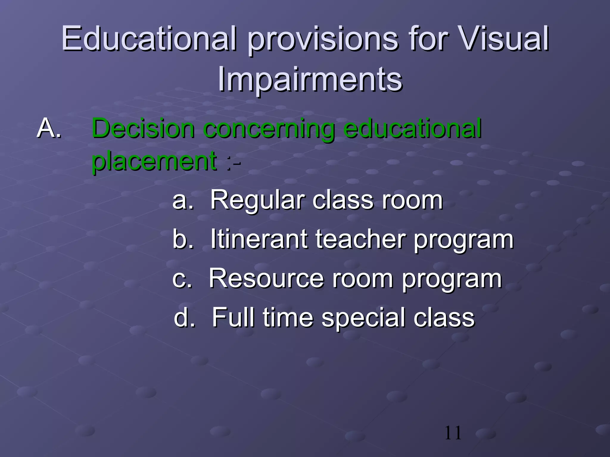 visual impairment | PPT