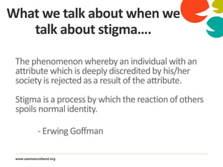 See Me Presentation - Data-led Mental Health Transformation | PPT