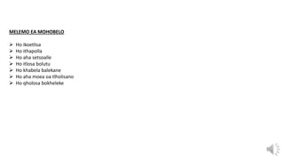 Lipapali tsa Basotho | PPT