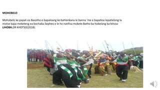 Lipapali tsa Basotho | PPT