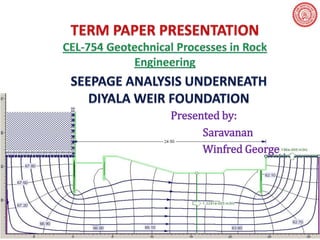 Seepage analysis final | PPTX