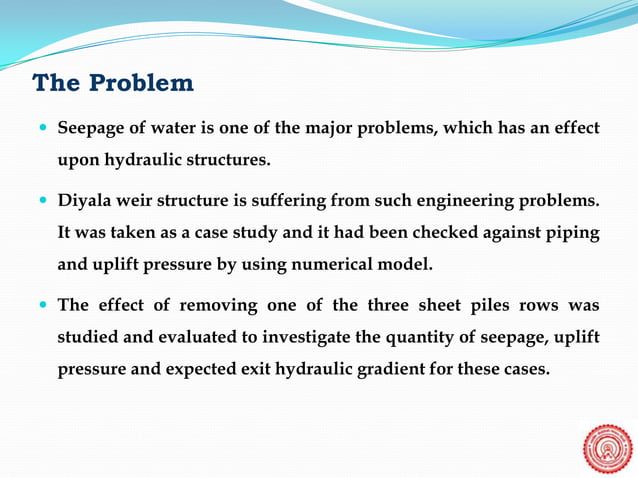 Seepage analysis final | PPTX