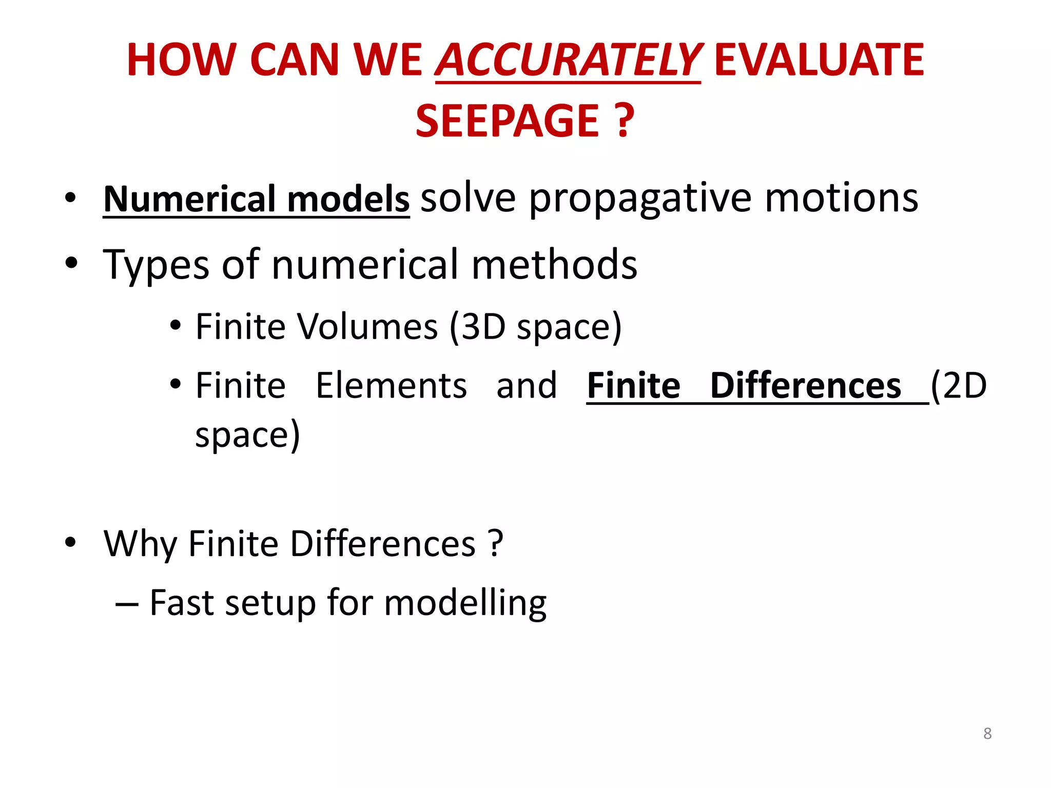 Seepage through earthen made dams | PDF