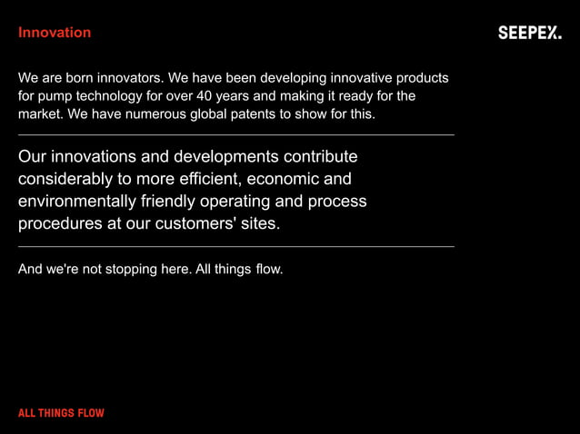 SEEPEX company presentation | PPT