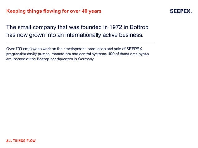 SEEPEX company presentation | PPT