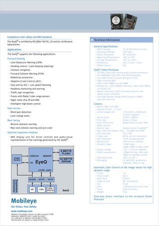 Mobileye SeeQ Brochure | PDF