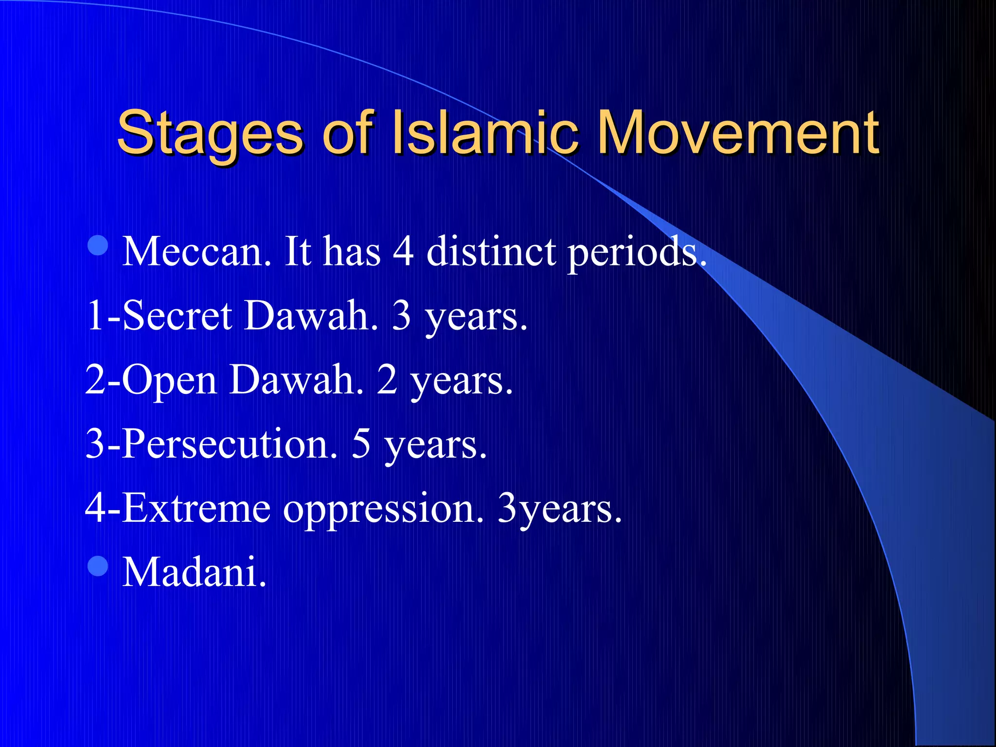 Seerah of Prophet Muhammad (S)--Meccan Period | PPT