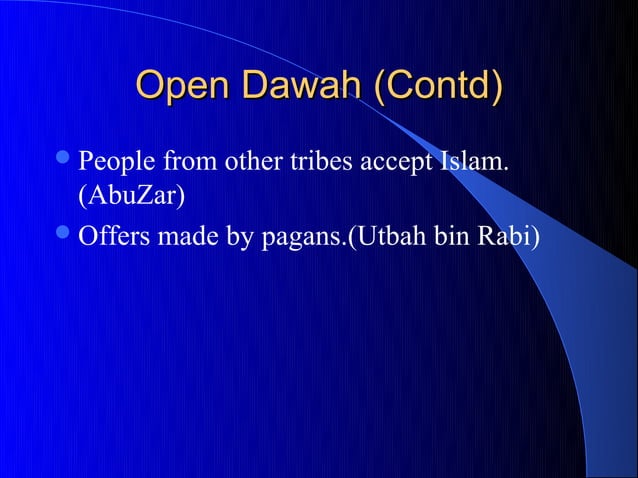 Seerah of Prophet Muhammad (S)--Meccan Period | PPT
